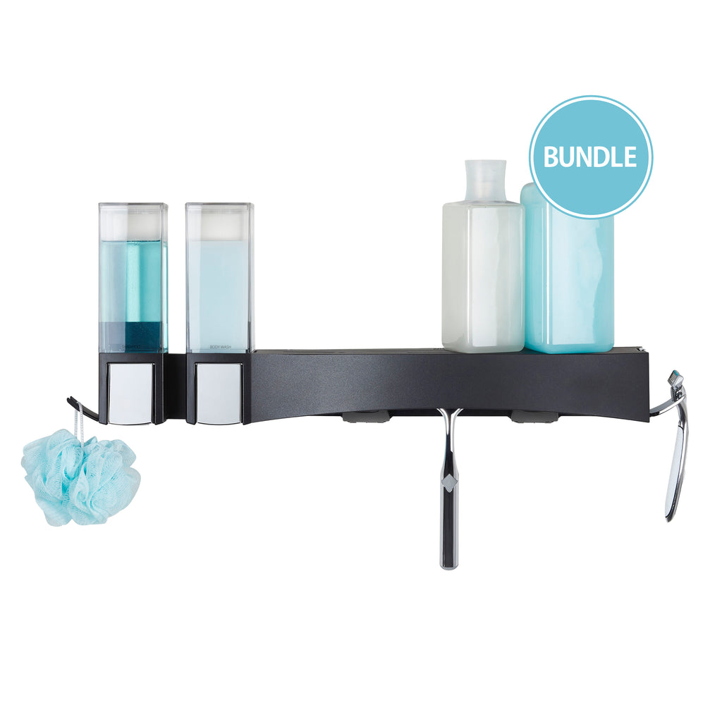 Bundle: CLEVER Double Dispenser + Shower Shelf – Better Living Products ...