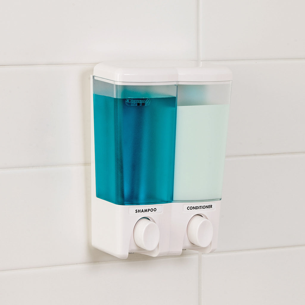 Clear Choice Dispenser Double Container | Liquid Soap Dispenser - Bath ...